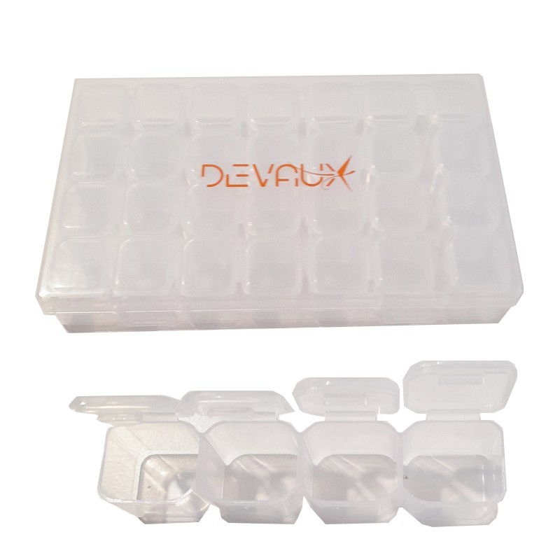 Boîte de rangement Ouibox Tying polyvalente 28 cases Devaux